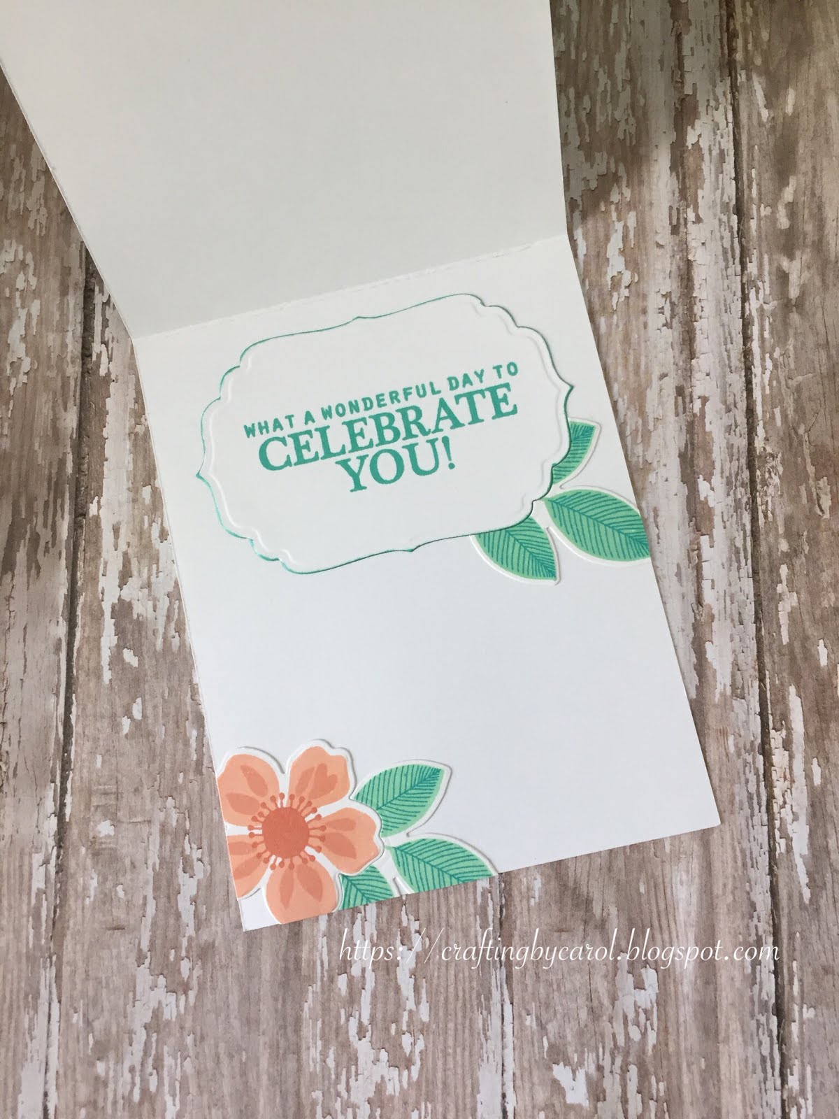Crafting By Carol: Birthday Card Boo-boo's