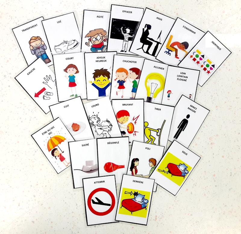 Le Journal de Chrys: Les mots contraires en MATERNELLE