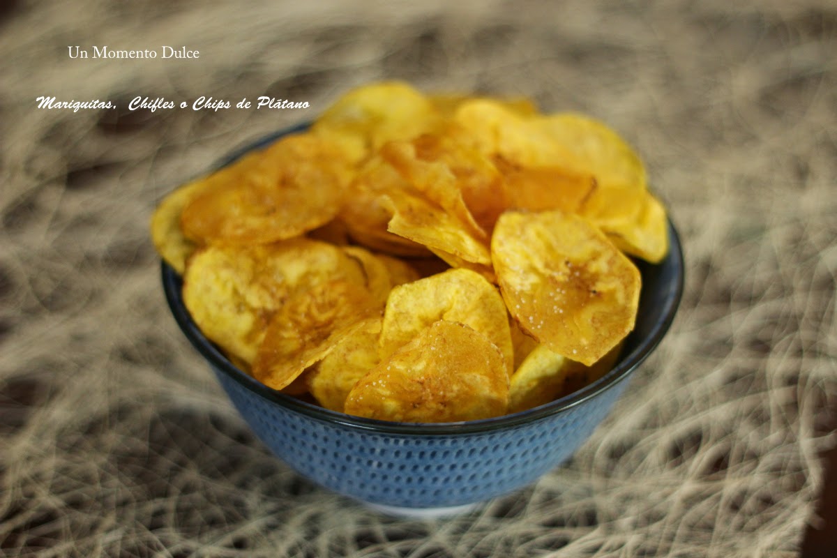 Un momento dulce: MARIQUITAS, CHIFLES O CHIPS DE PLÁTANO