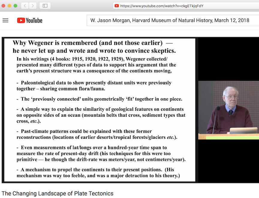 Confronting Science Contrarians: Jason Morgan - history of plate ...