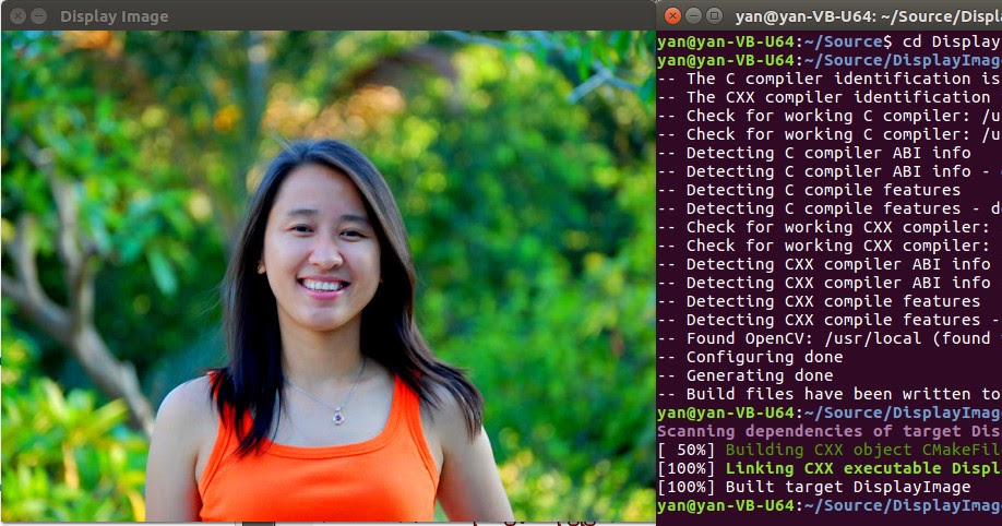 Cool Emerald Opencv On Linux Using G Cmake Qt Codeblocks 6203