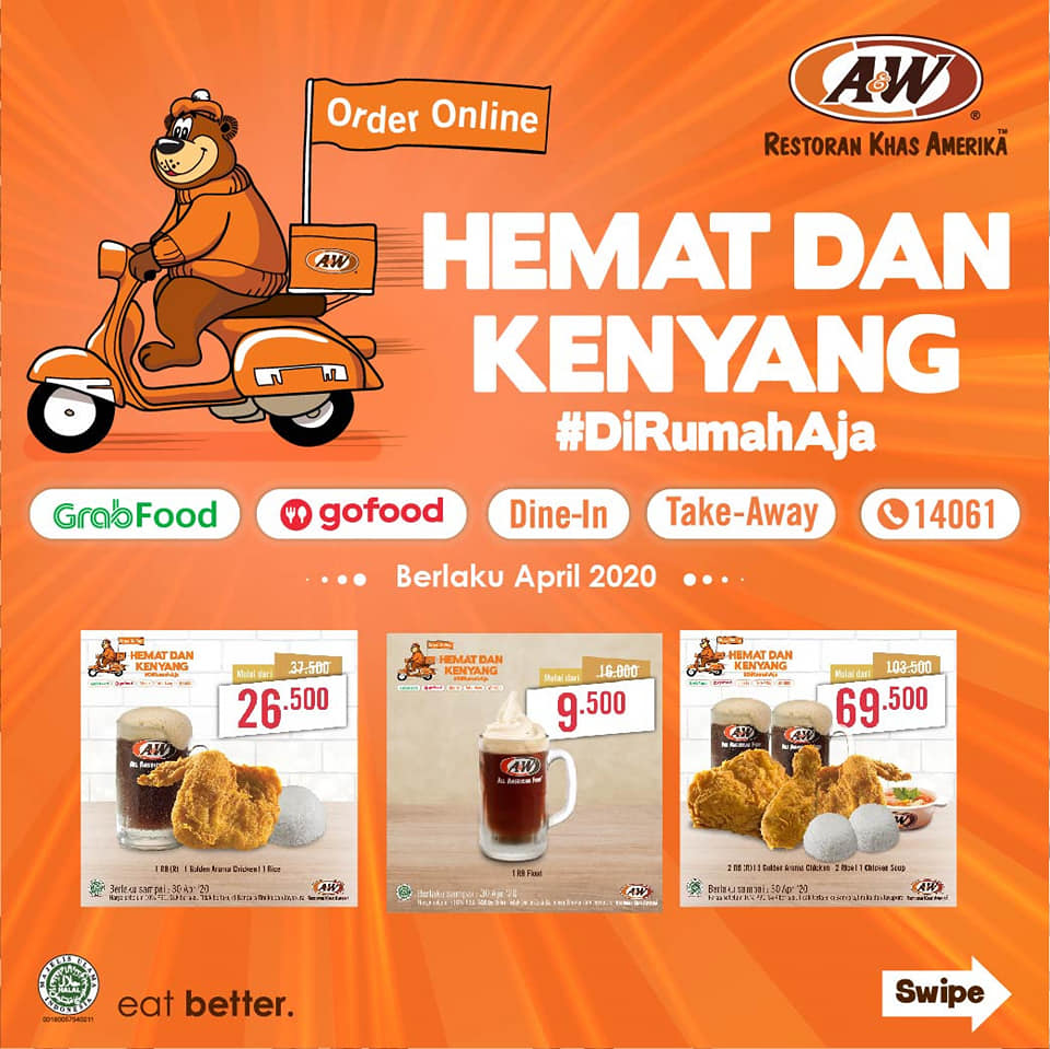 √ Promo AW Restoran Kupon Terbaru Bulan APRIL 2020