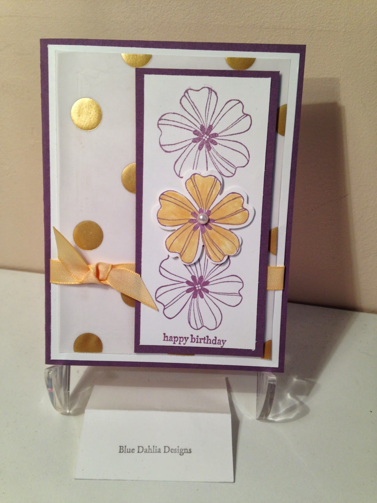 Blue Dahlia Designs: Happy Birthday, Risa