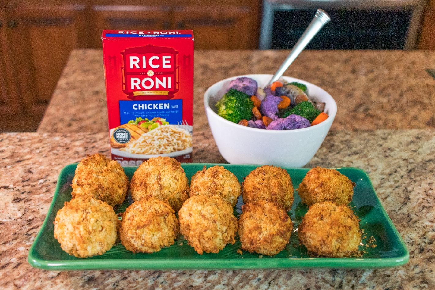 Lunchbox Dad: How to Make Air Fryer Cheesy Rice-A-Roni Balls!
