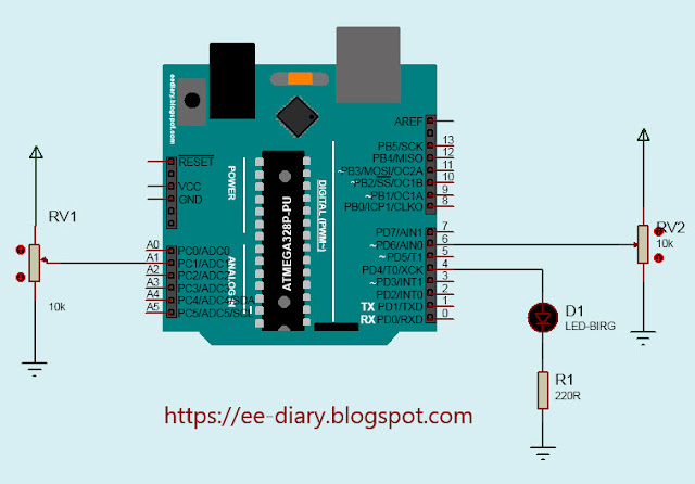 Using Analog Input As Analog Comparator Input Of Arduino Ee Diary