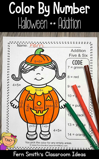 Looking for Some Adorable Halloween Addition and Subtraction Seatwork ...