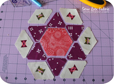 Sew Lux Fabric : Blog: Smitten Quilt Along : Large Block Five and Small ...