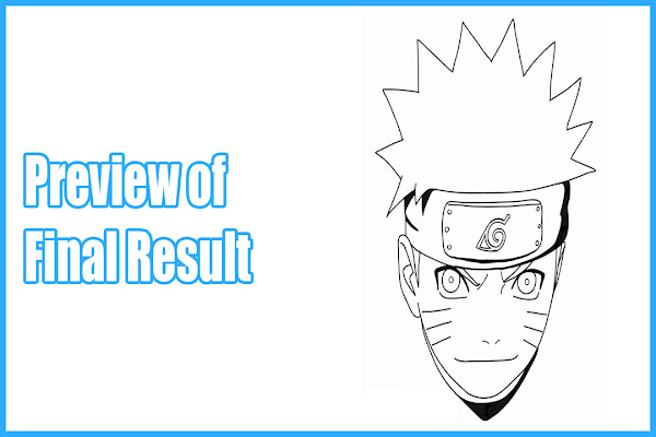 How To Draw Naruto Face Step By Step | Drawing Course for Beginners