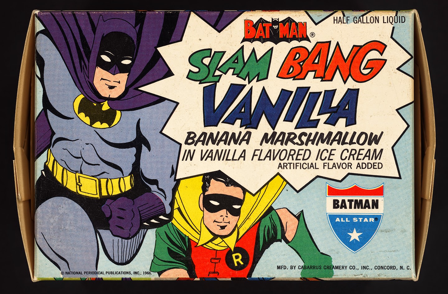 Batman Collection: Slam Bang Vanilla Ice Cream Carton by All Star ...