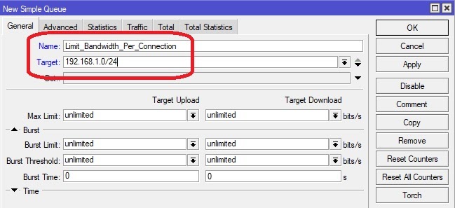 Knowledge Area Mikrotik Pcq Size