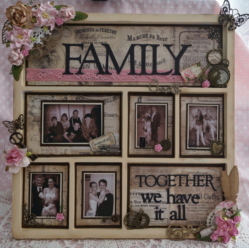 MAD ABOUT SCRAPPIN: Altered Collage Frame