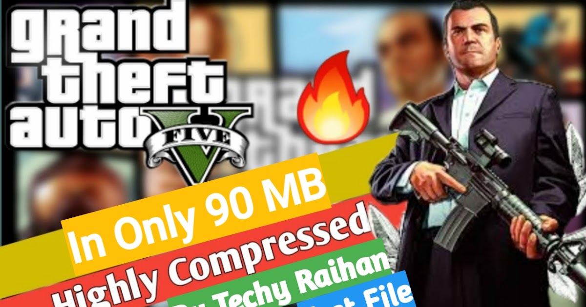 Gta 5 highly compressed in 90 MB🔥🔥