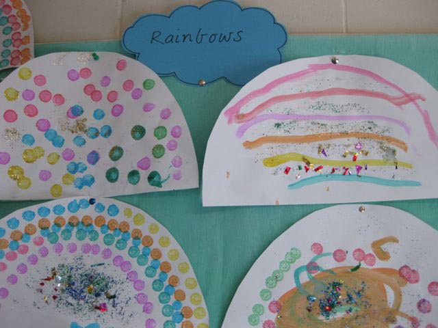 thirtynine: Playgroup art & craft: rainbows