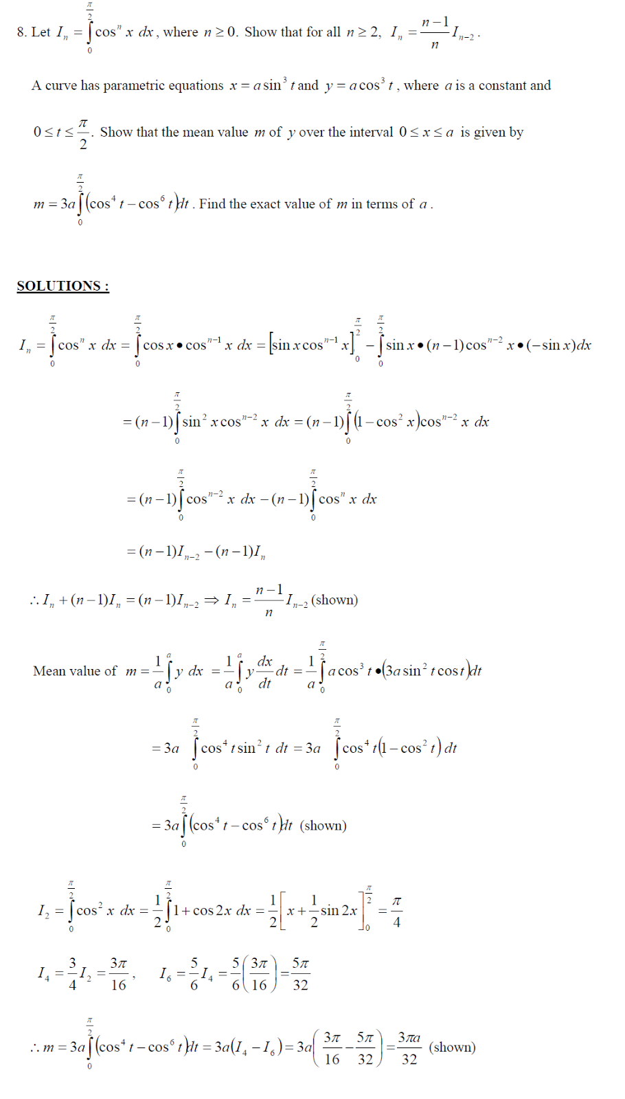 H2 Maths Tuition By White Group Mathematics
