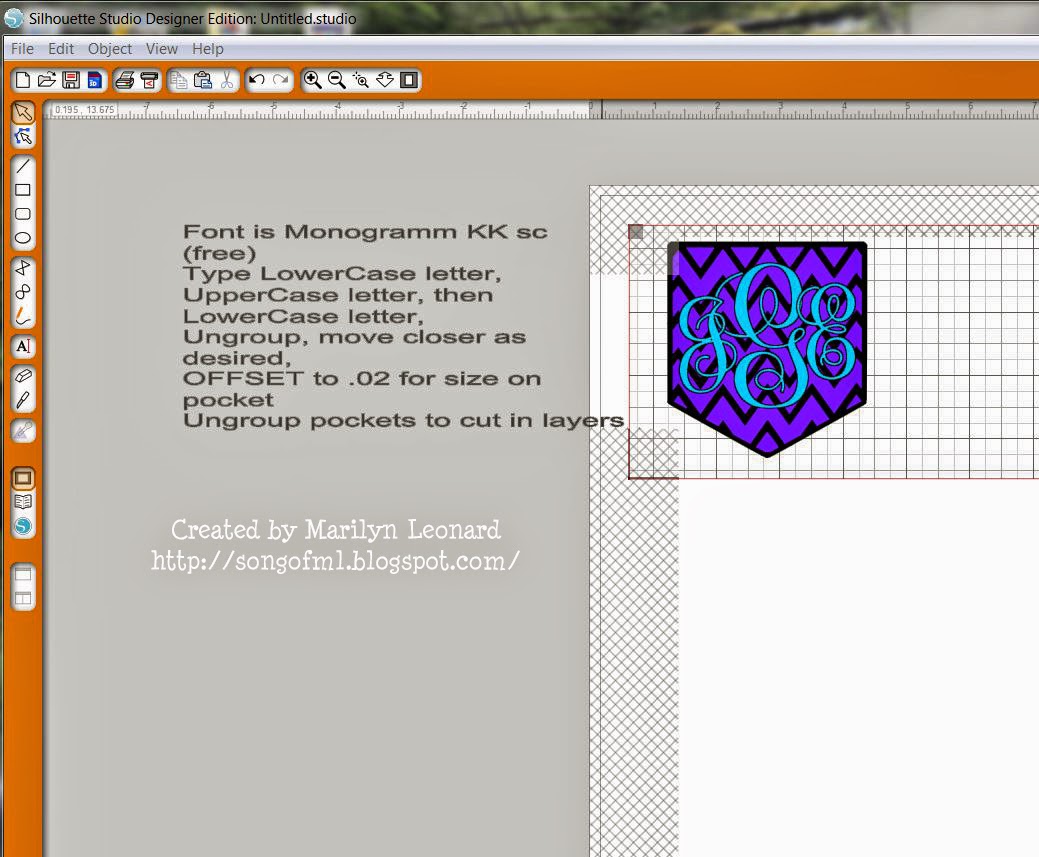 ~ Marilyn's Crafts ~: Faux Pockets