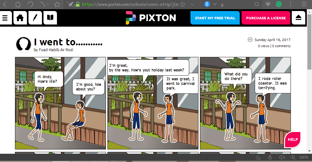 Comic Strip (pixton.com) - Fuad's Eyesight