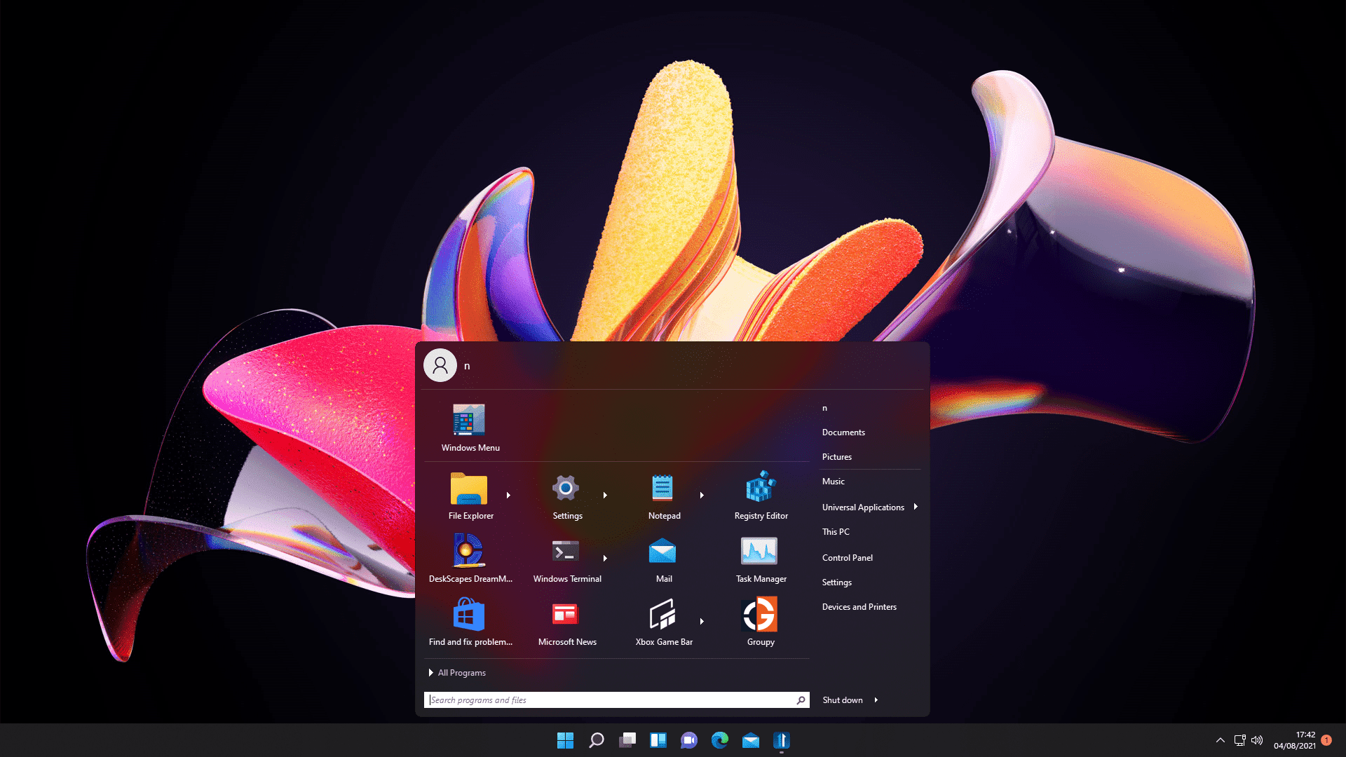 Se vuoi, puoi cambiare il menu Start di Windows 11 con questo
