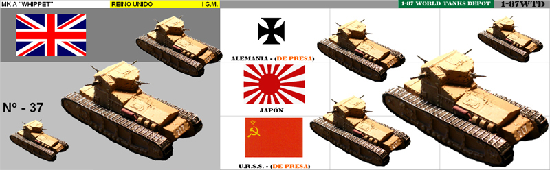 1-87 WORLD TANKS DEPOT (1-87WTD) Online Shop: No-37- British Medium Mk ...