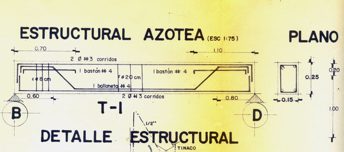Dibujo Arquitectónico y de Construcción.: Planos Estruct. Instalac.
