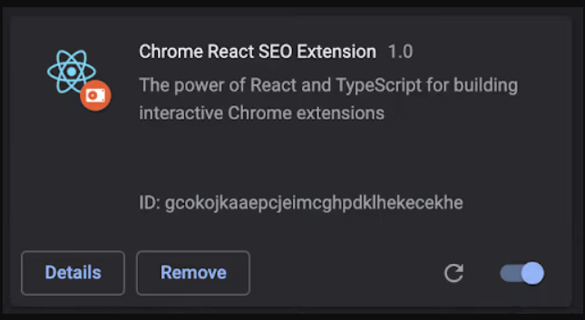 Creating a Chrome extension with React and TypeScript