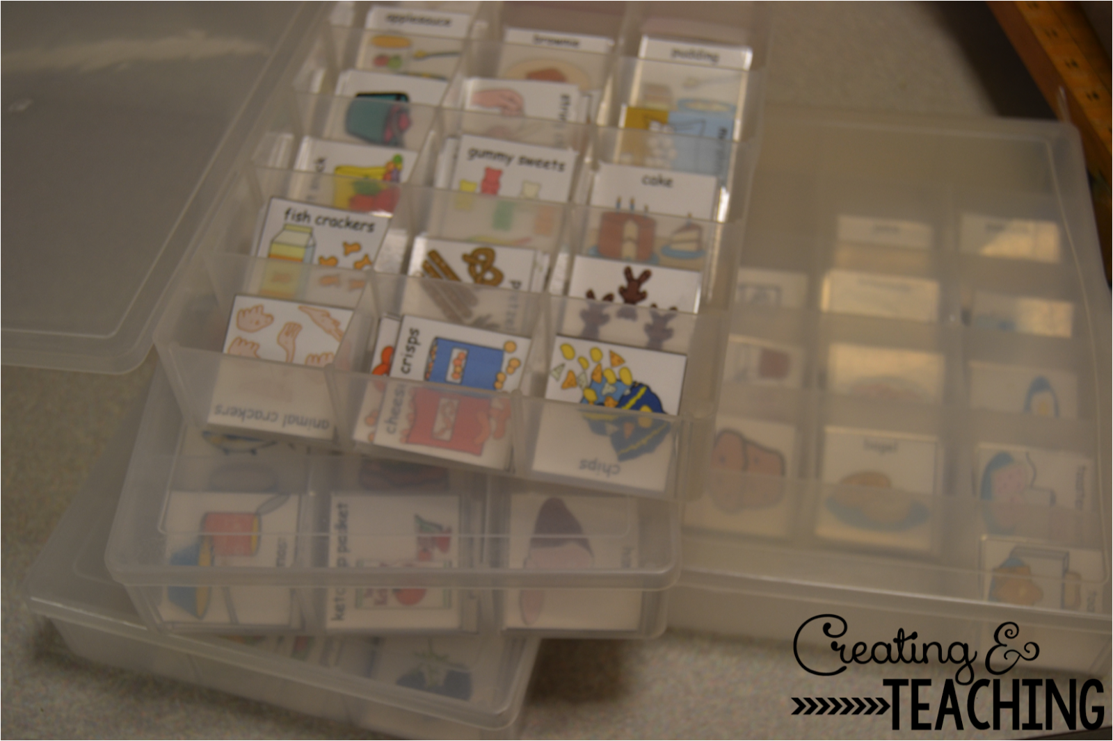 How I {Currently} Organize my PECS | creating & teaching