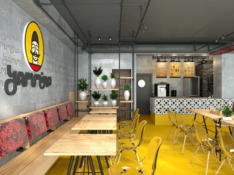 Fast food shop design Ideas