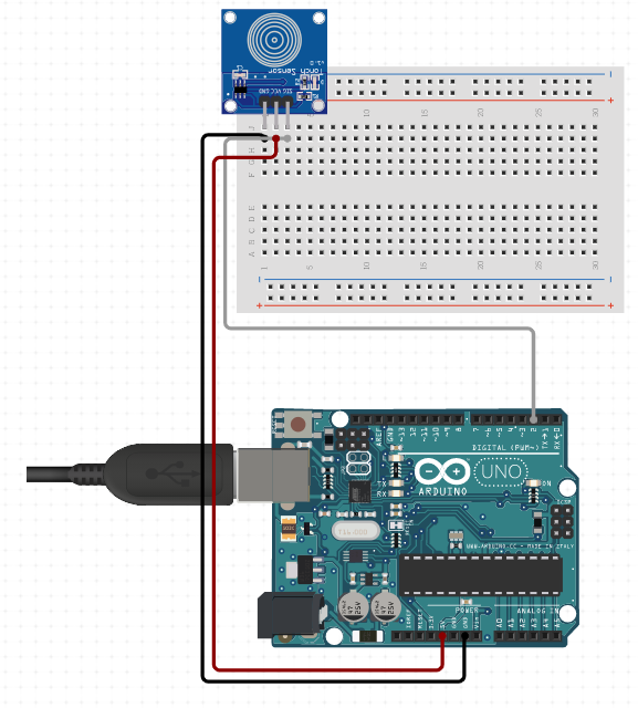 Buzzer Alarm using Touch Sensor