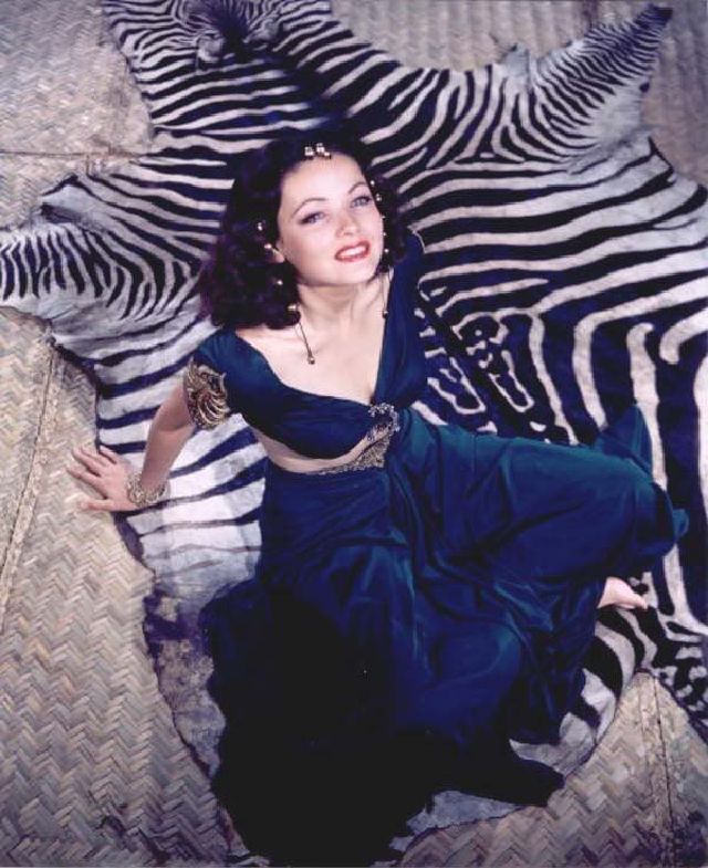 33 Gorgeous Photos of Gene Tierney During Filming “Sundown” in 1941 ...