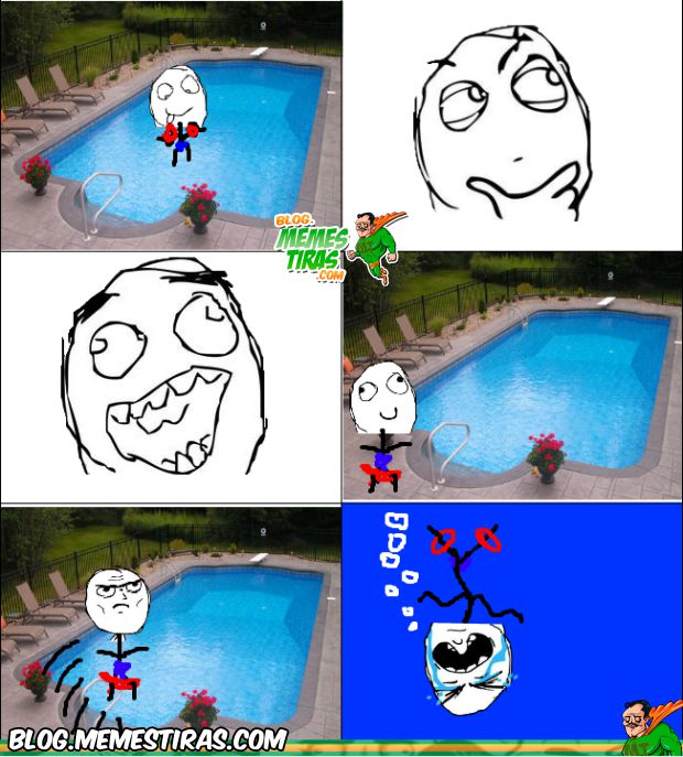 Piscina | Memes Tiras