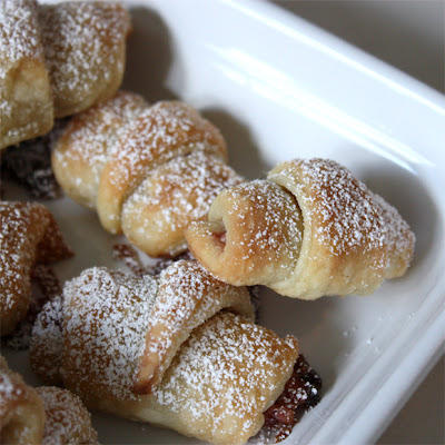 Elly's Art: Rugalach mit Himbeerfüllung