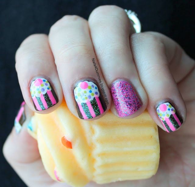 Nails 4 Dummies!: CUPCAKES!!!!