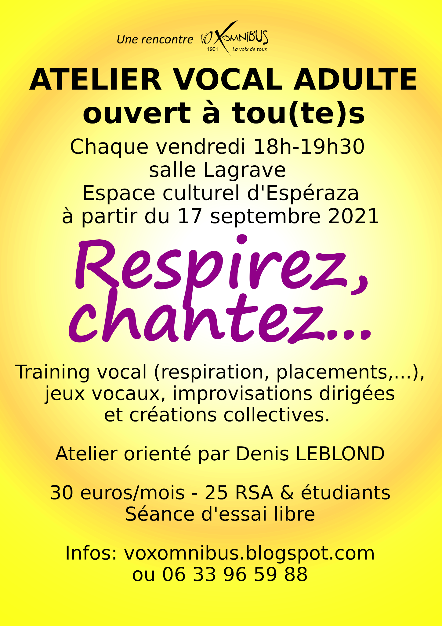 Vox Omnibus : Chant spontané