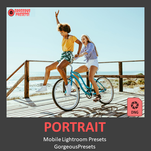 Portrait Mobile DNG Presets For Lightroom - GorgeousPresets