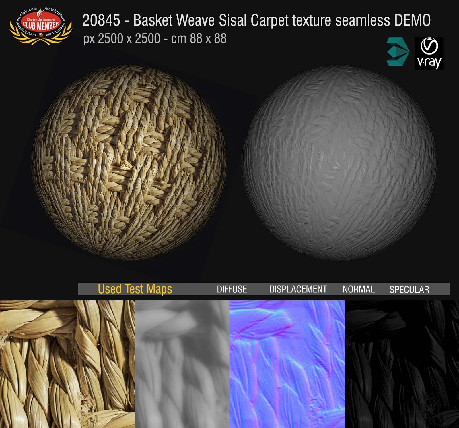 New royalty free seamless textures carpeting natural fibers and maps