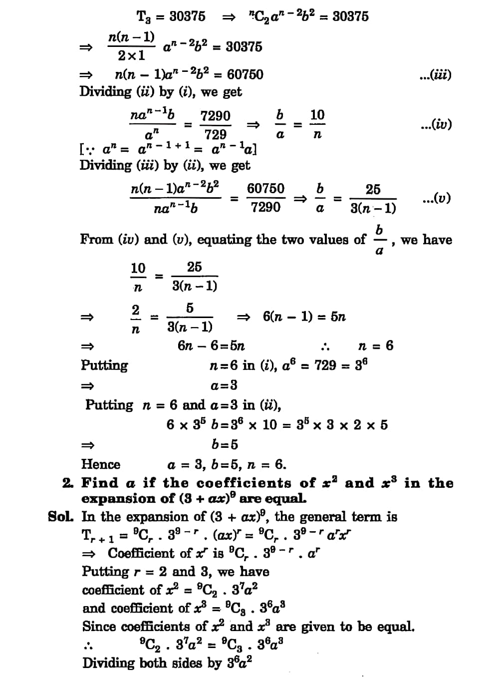 Binomial theorem class 11 math - Studypur
