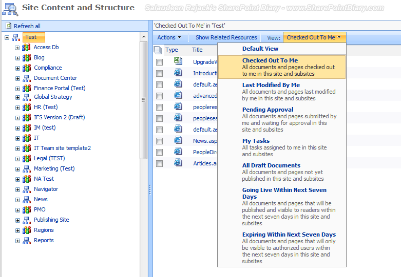 Find All Checked Out Files And Check In Them Back Using PowerShell Find All Checked Out Files And Check In Them Back Using PowerShell