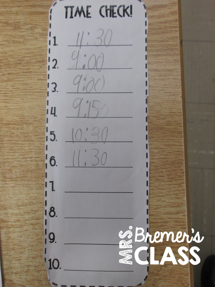 Activities to Practice Telling Time | Mrs. Bremer's Class