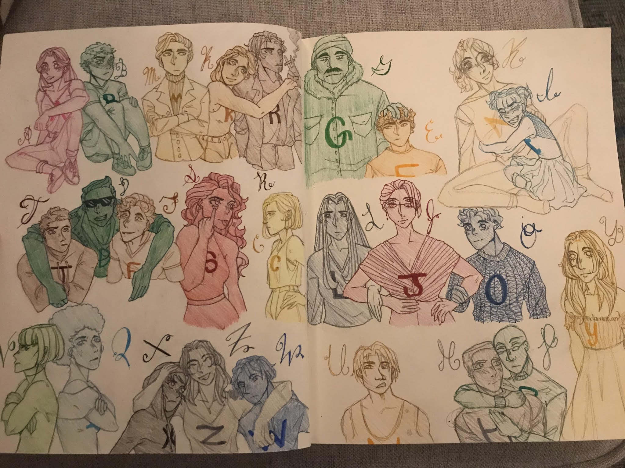 The Synesthesia Tree: Letter personification