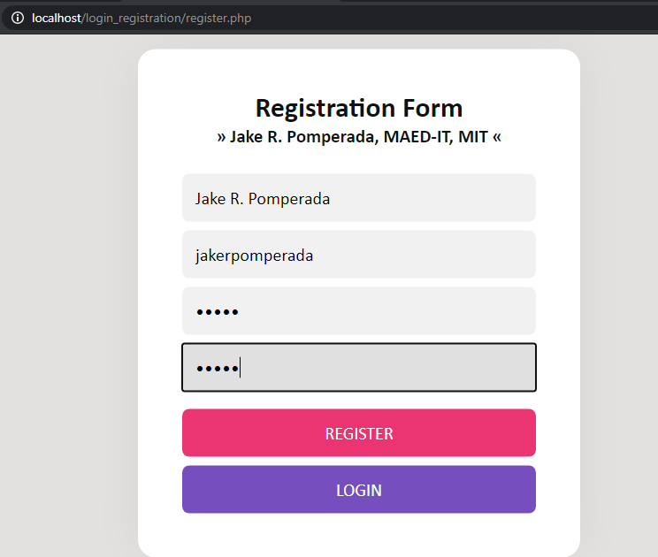 Free Programming Source Codes and Computer Programming Tutorials: Simple Login and Registration ...