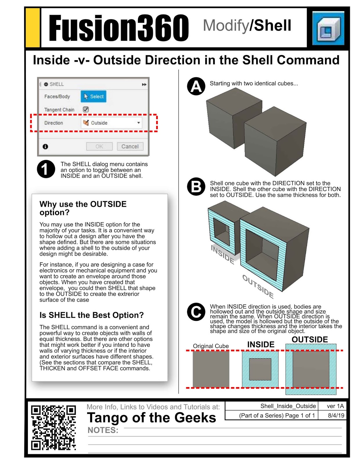 Tango of the Geeks: Shell Inside Outside in Fusion 360