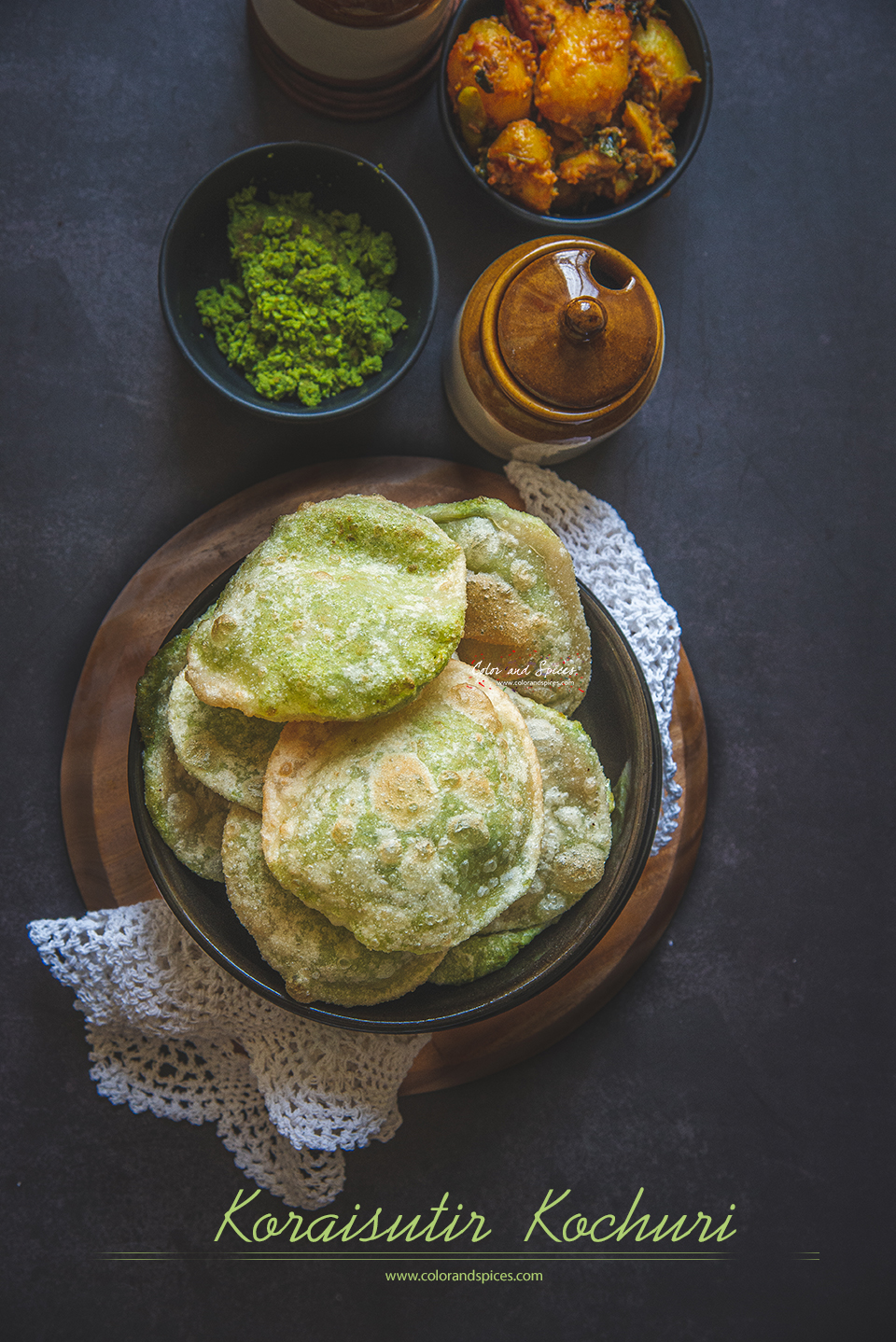 Color and Spices: Koraisutir kochuri...