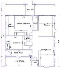 House Floor Plan With Dimensions | Architecture House