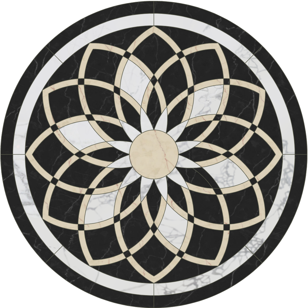 SWTEXTURE - free architectural textures: Marble Stone Medallions -02