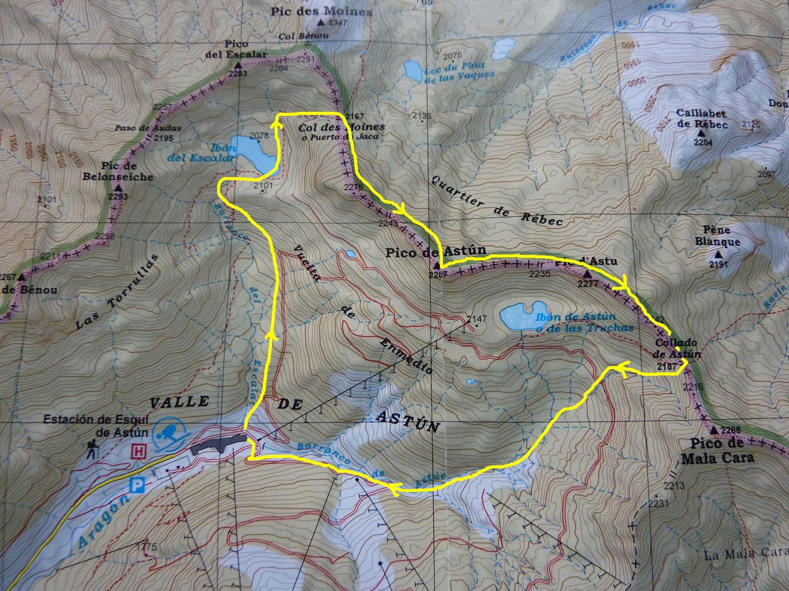 elpirineodejose: CIRCULAR: ASTUN-COL DES MOINES-PICO ASTUN-PUERTO DE ...