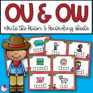 Practicing Phonics with Write the Room