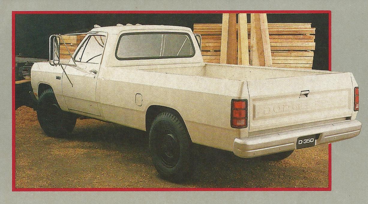 Autos del recuerdo: Dodge D350 86