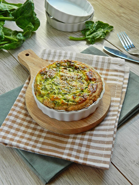 Hrskavi slani tart sa spanaćem