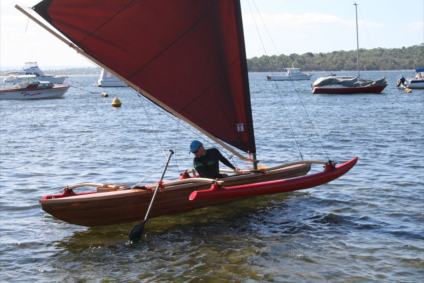 Ulua Outrigger Sailing Canoe: Build your own 18' (5.4M) outrigger ...