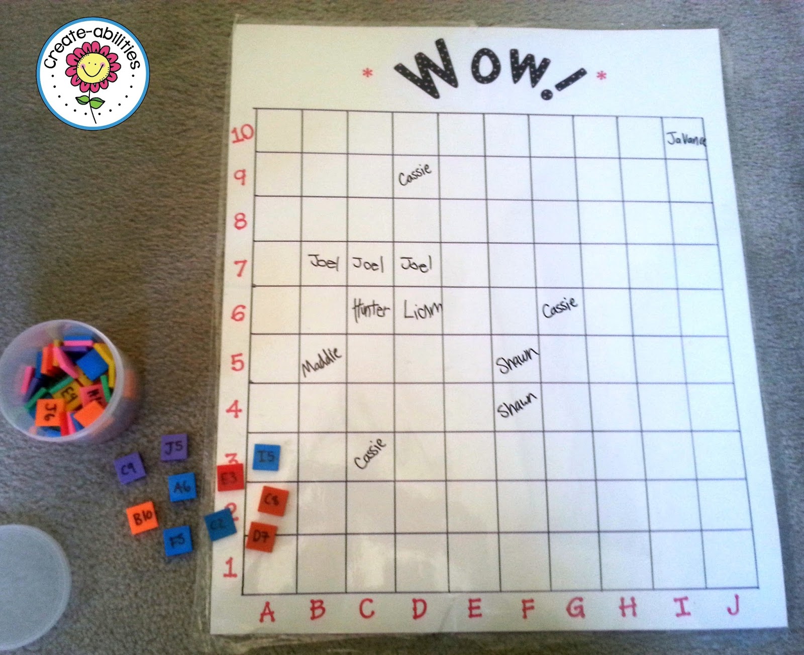 WOW Board: Classroom Motivator – Create-abilities