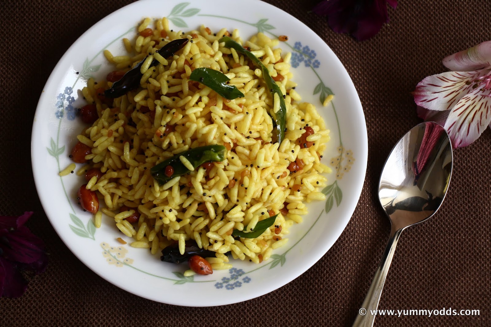 Yum! Yum! Yum!: Borugula Pulihora ~ Lemon Flavored Puffed Rice Pulihora